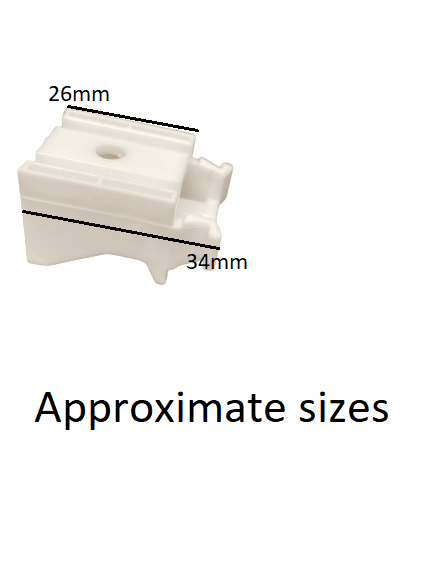 Roman Blind Fixing Brackets