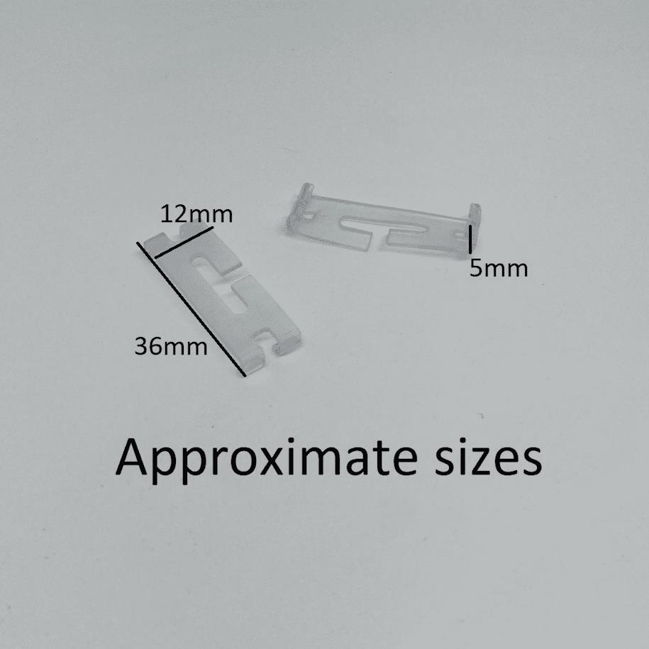 Slat Top Clip for 35mm Wood Venetian (Sold Individually)