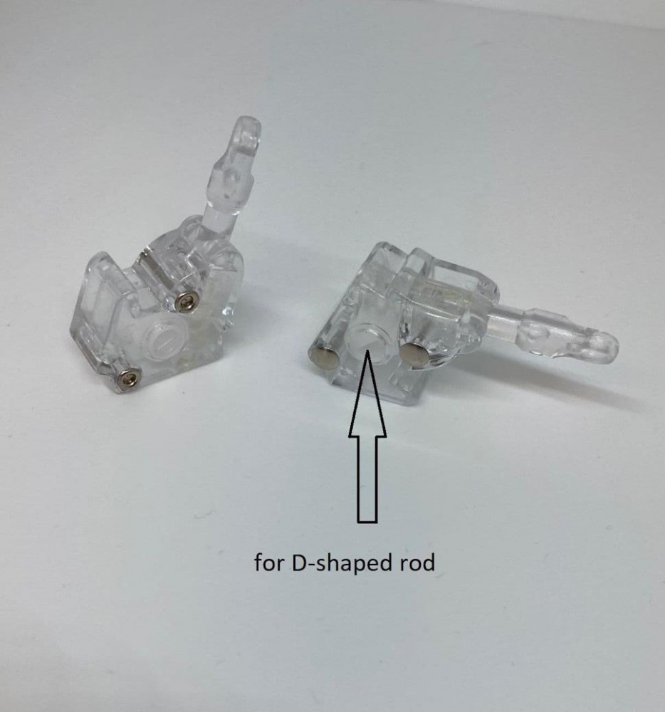 Arena/Hillarys type Tilter for 4mm D-Shaped Tilt Rod for 25mm Blind