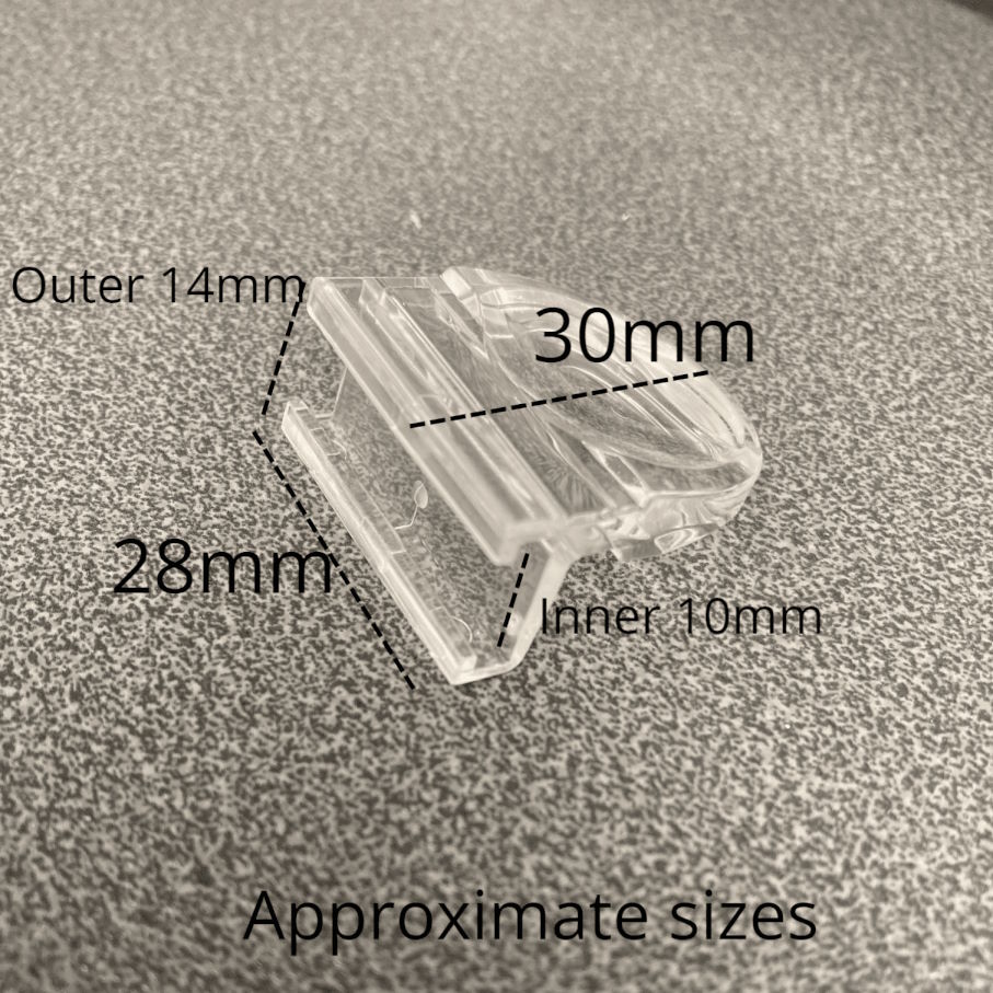 Hillarys Type Finger Tab Handle for Perfect Fit Roller & Pleated Blinds