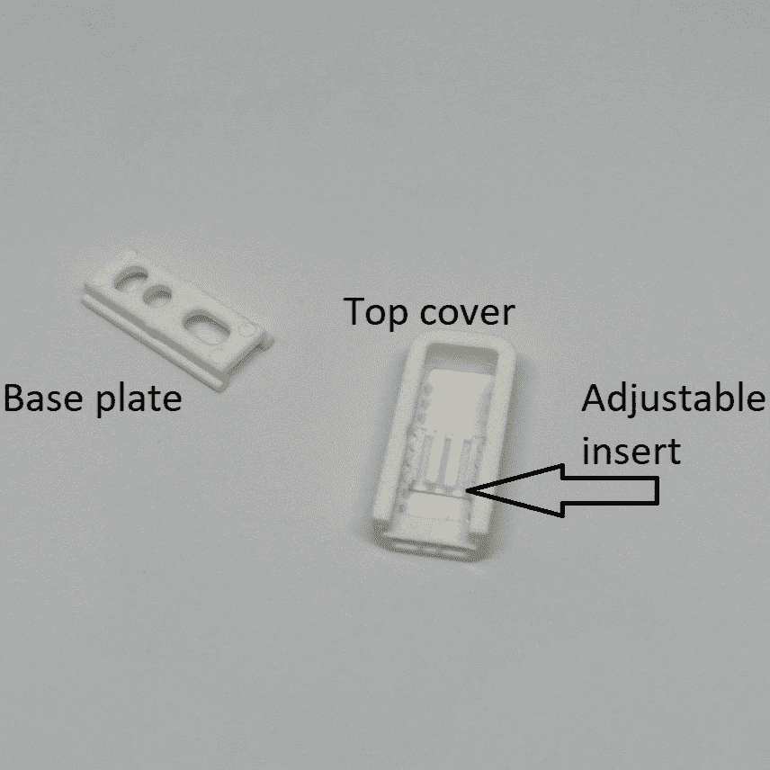 Hillarys-type 3-Part Cord Tension Shoe/Block