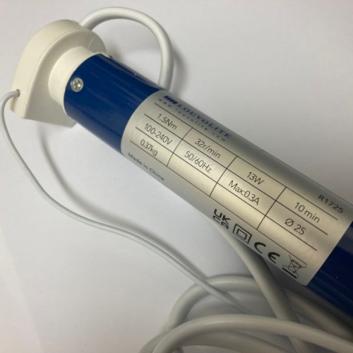 Louvolite 25mm AC Hard Wired 1500 Series Motor