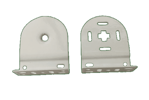 32mm White Unishade Roller Blind Brackets
