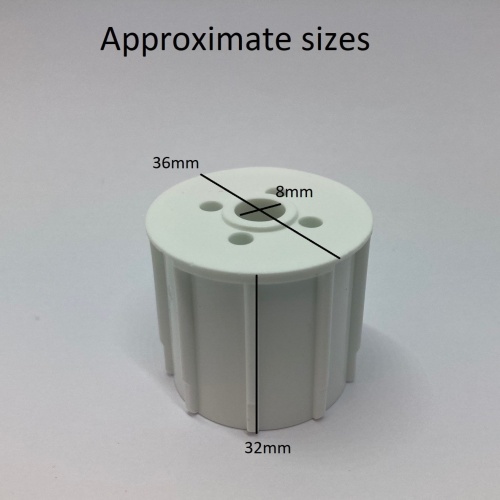 Pin End Plug/Idle End for Old-style Hillarys/Faber Type Roller Blinds ...