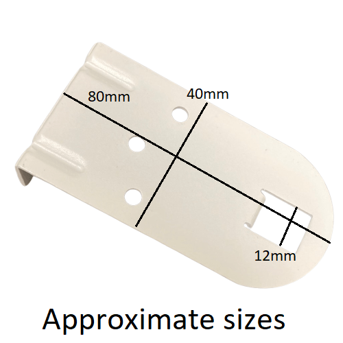 Old-Style Hillarys/Faber Pin Bracket Set (80mm Projection)