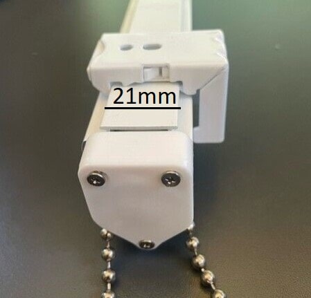 Clip Over Type Bracket for Roman Blinds (21mm Rail) (Sold Individually)