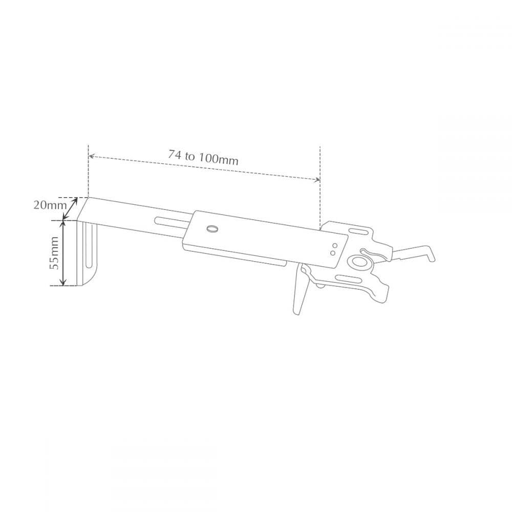 Extension Brackets for Roman Blinds (Sold Individually)
