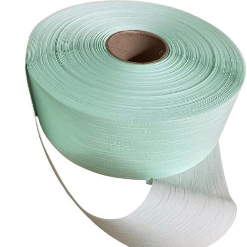 80m roll of Indi Green 89mm/3.5" vertical blind slat/louvre/vane fabric