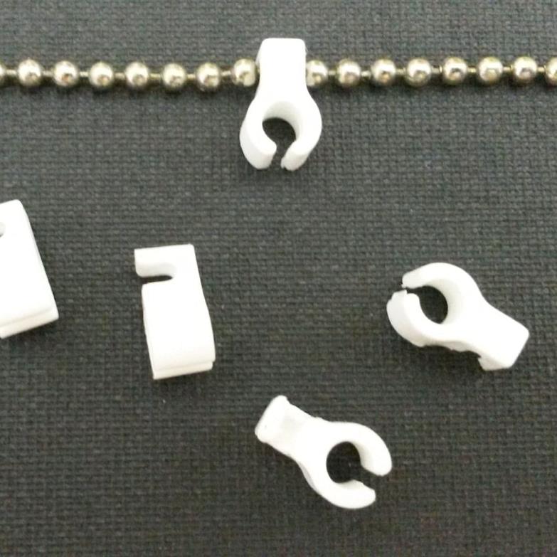 Replacement Plastic Clips for Metal Chain (Pack of 5)